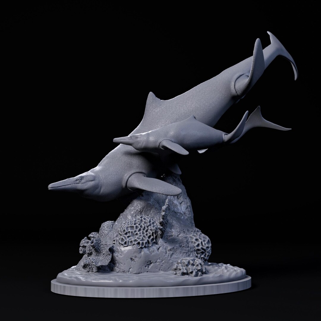 Megapterygius Mother and Cub 1:35 Scale - Exceptional 3D Resin Printed ...