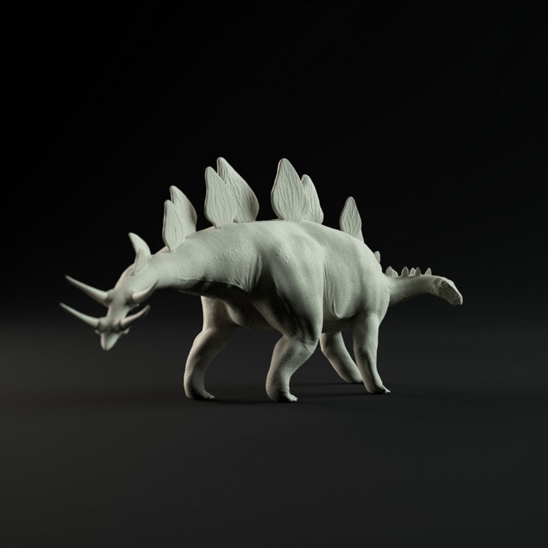 Stegosaurus 1:35 Scale Model - Exceptional 3D Resin Printed Miniature ...