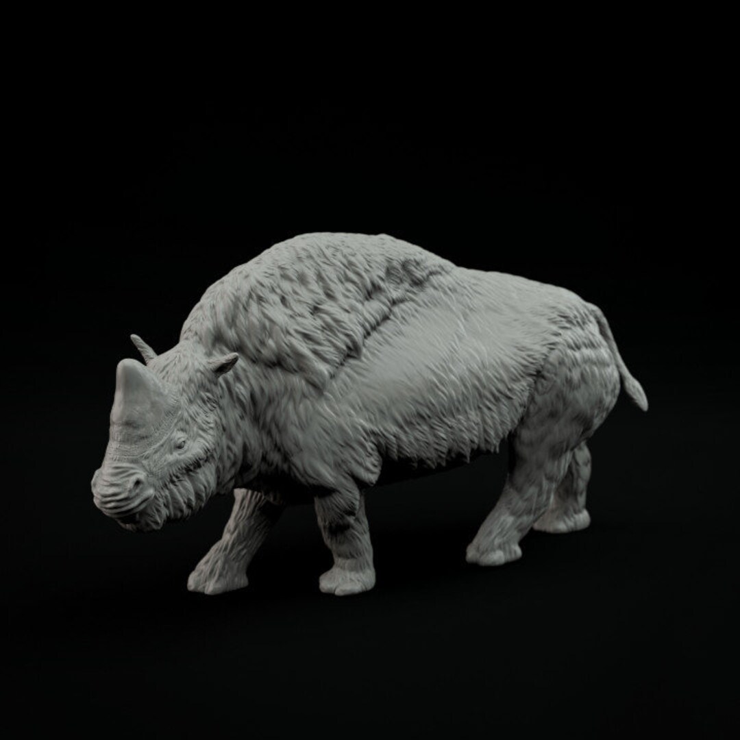 Elasmotherium 1:35 Scale Model Exceptional 3D Resin Printed Miniature ...