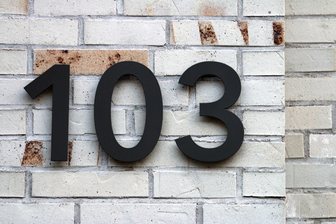 Custom House Numbers, Address Numbers, Street Sign - Etsy