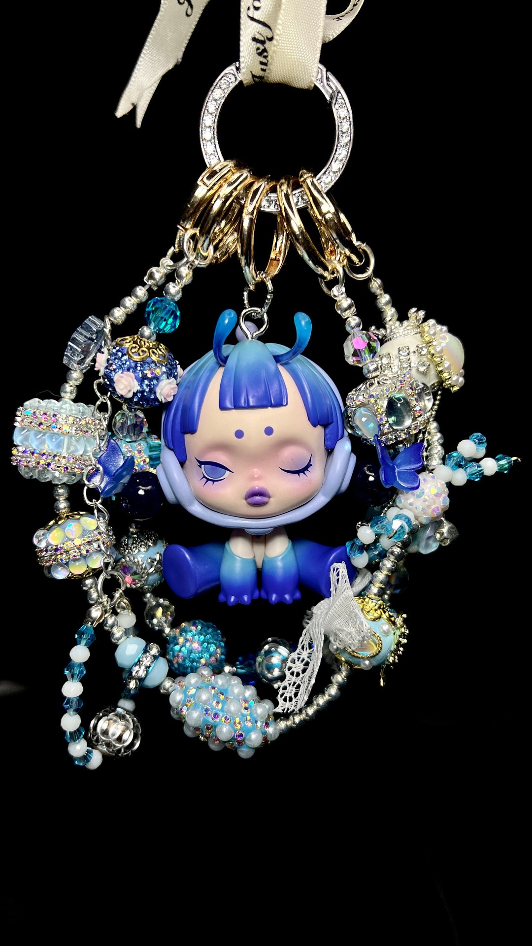 Skullpanda Toy Figure Pop Mart handmade Collectible Art - Etsy