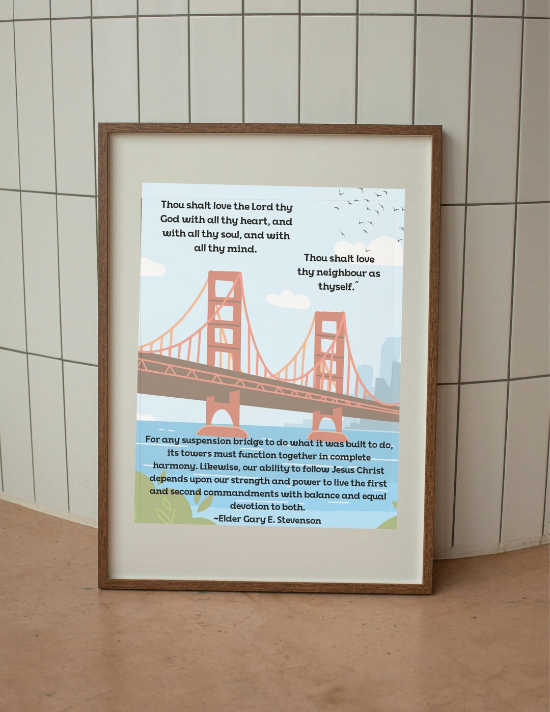 Bridging the Two Great Commandments Printout| LDS Conference Talks ...