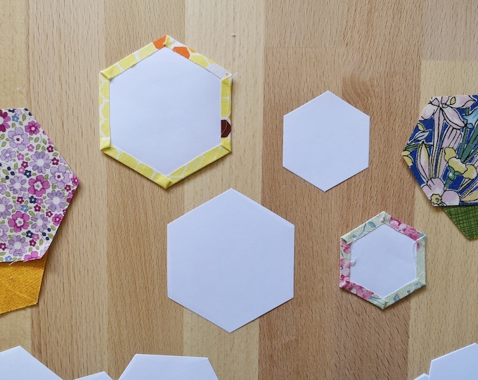 Bulk Pack - Pre-cut Geranium Paper Templates for English Paper Piecing ...