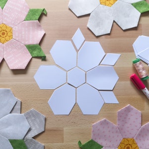 Bulk Pack - Pre-cut Geranium Paper Templates for English Paper Piecing ...