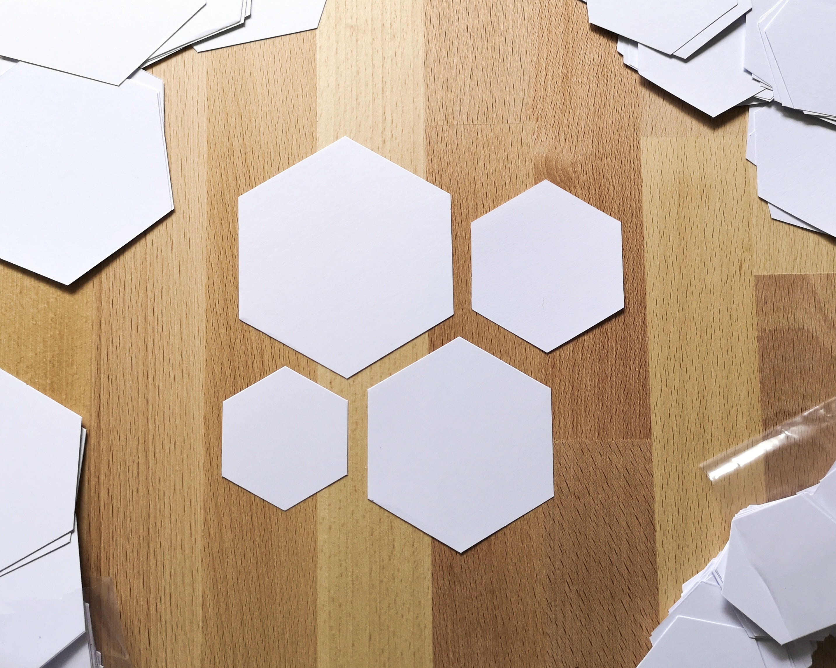 Precut Hexies Paper Templates for English Paper Piecing - EPP Hexagon ...