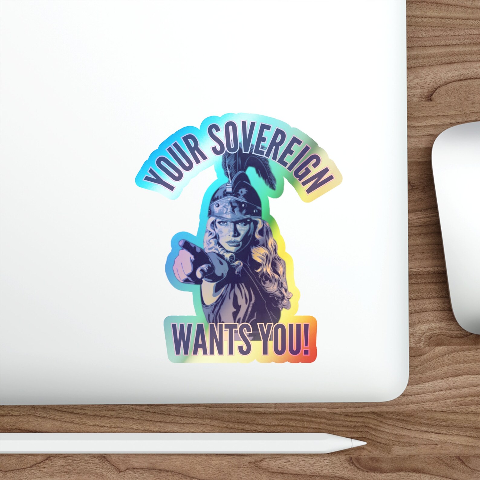 Holographic Sovereign Sticker, Red Rising Sticker, Red Rising Merch ...