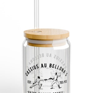 16 Oz Glass Cassius Au Bellona Sipper, Red Rising Merch, Red Rising ...