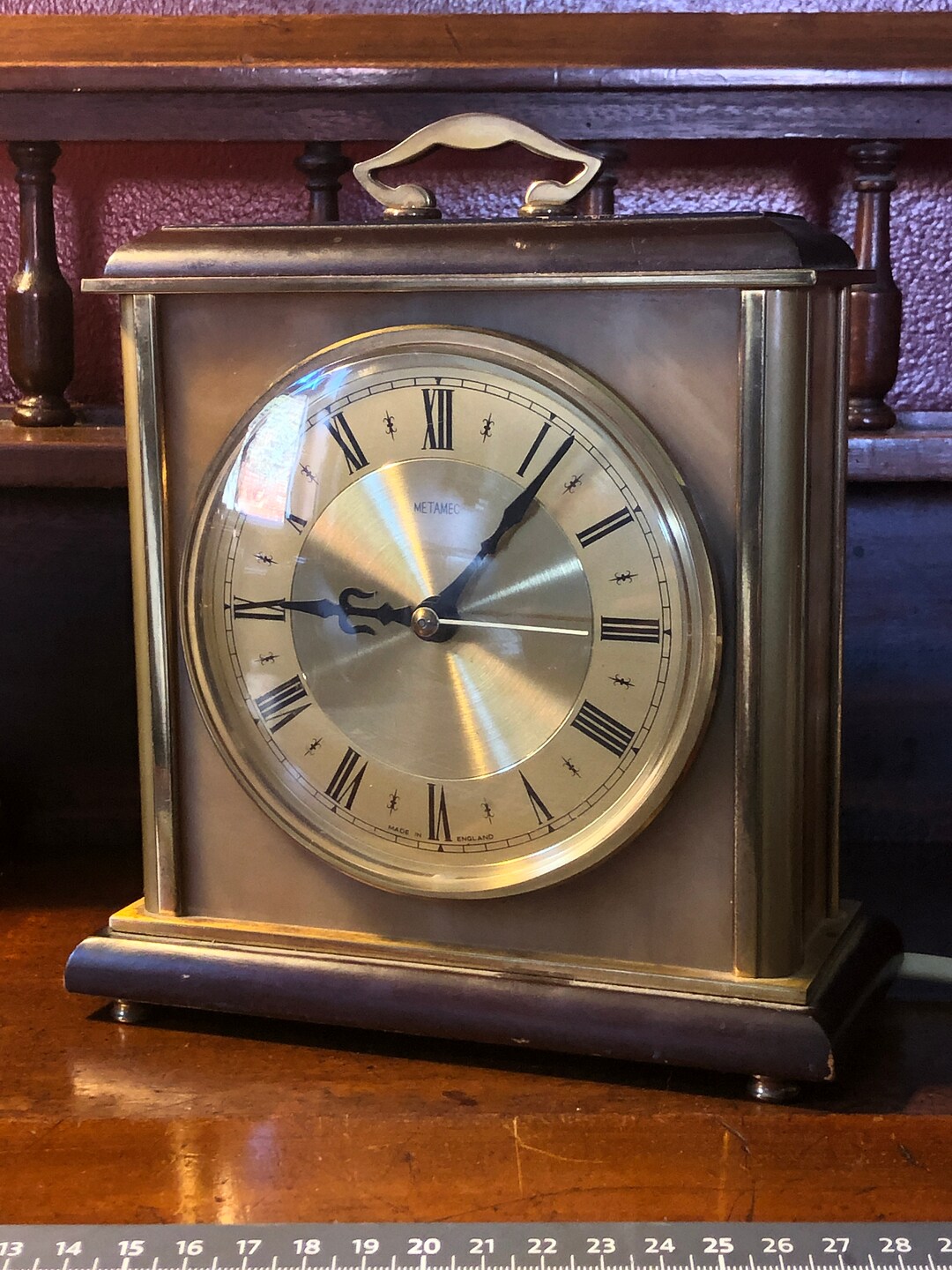 1970's Metamec Electric Desk Clock Marble Details - Etsy