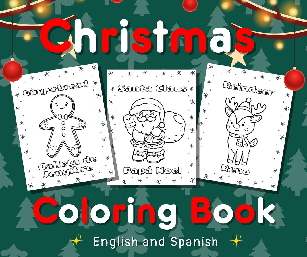 Magical Christmas Printable Coloring Pages for Kids - Etsy