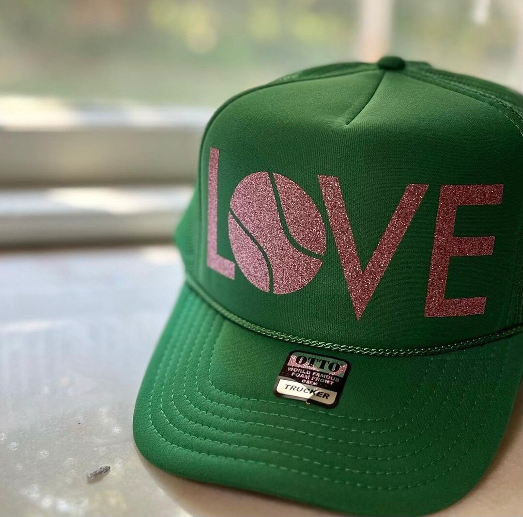Love Tennis Trucker Hat - Etsy