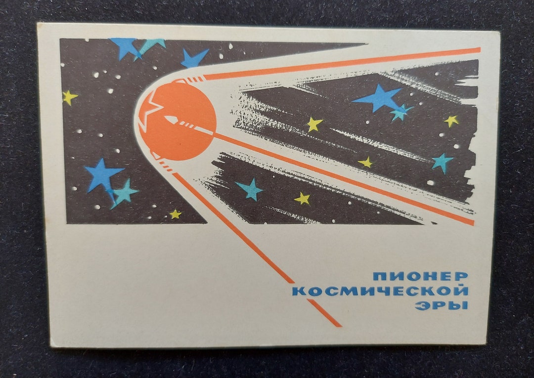 Soviet Colorful Postcard, 1950s Soviet Nostalgia Print, Soviet ...