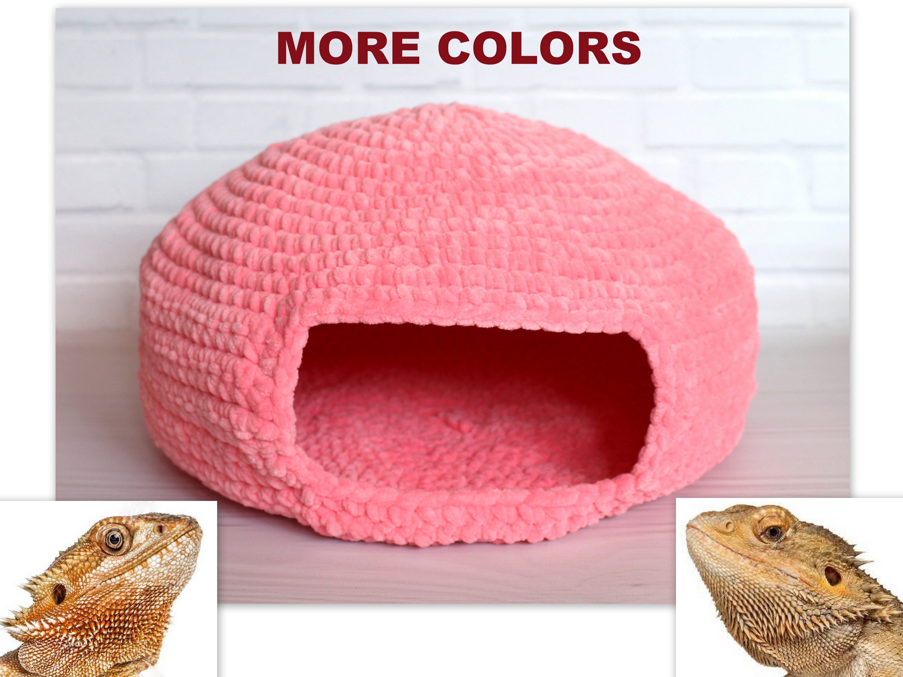 Bearded Dragon Hide Crochet Pattern, PDF File, Video Tutorial Reptile ...