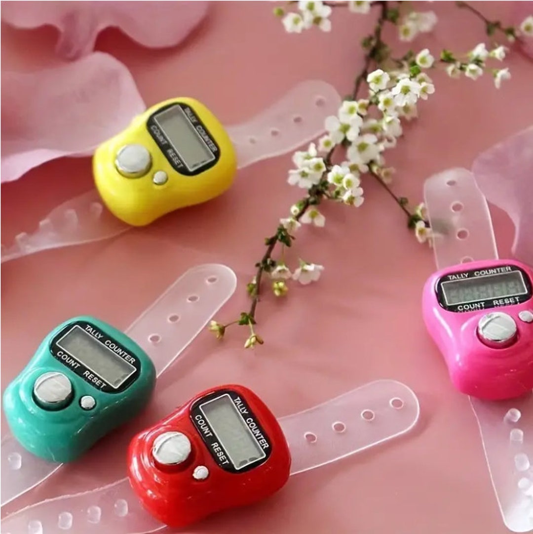 Handheld LED Digital Row Counter, 1pc, Resettable 5 LCD Electronic ...