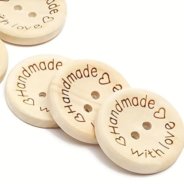 Handmade Wooden Buttons - Etsy
