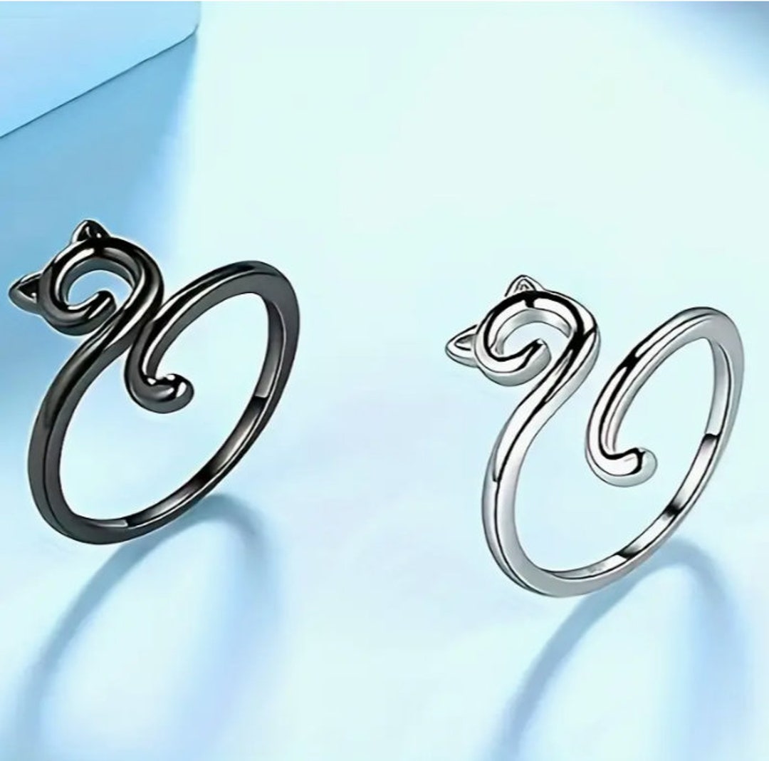 2 Pcs Opening Adjustable Crochet Thread Ring, Finger Yarn Guide, Cute ...