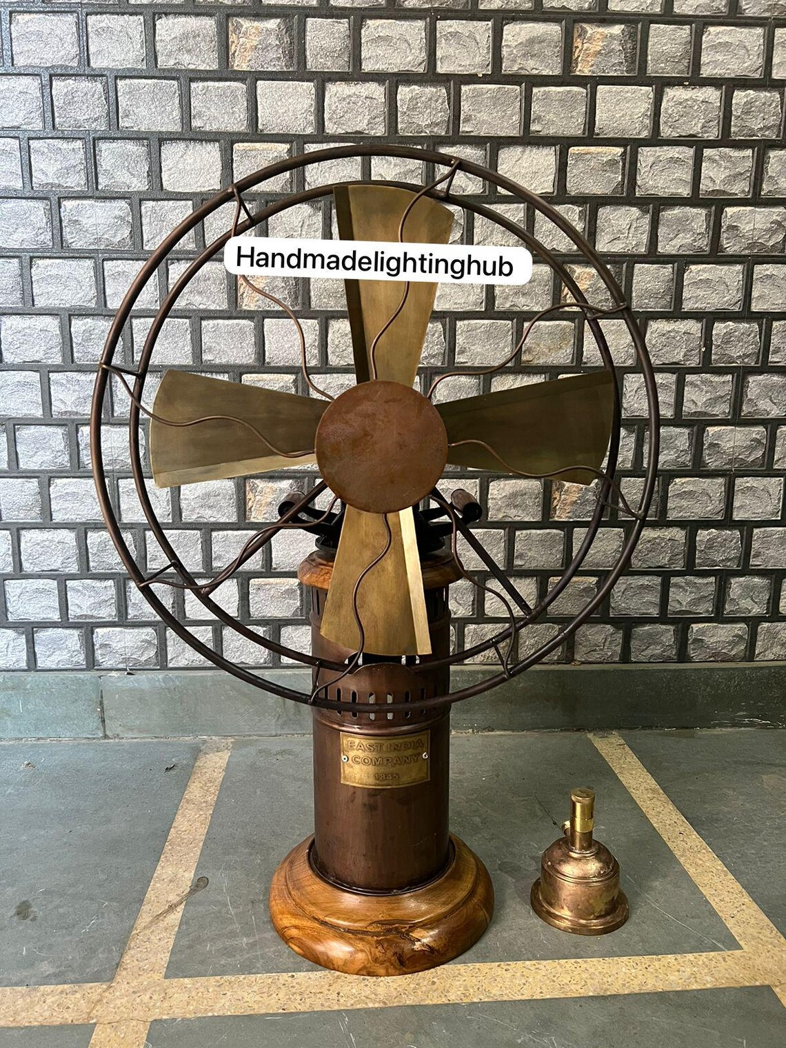 Vintage Inspired Kerosene Operated Steam Fan 27 Inch Working ...
