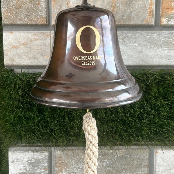 Handmade Brass Bell Etsy