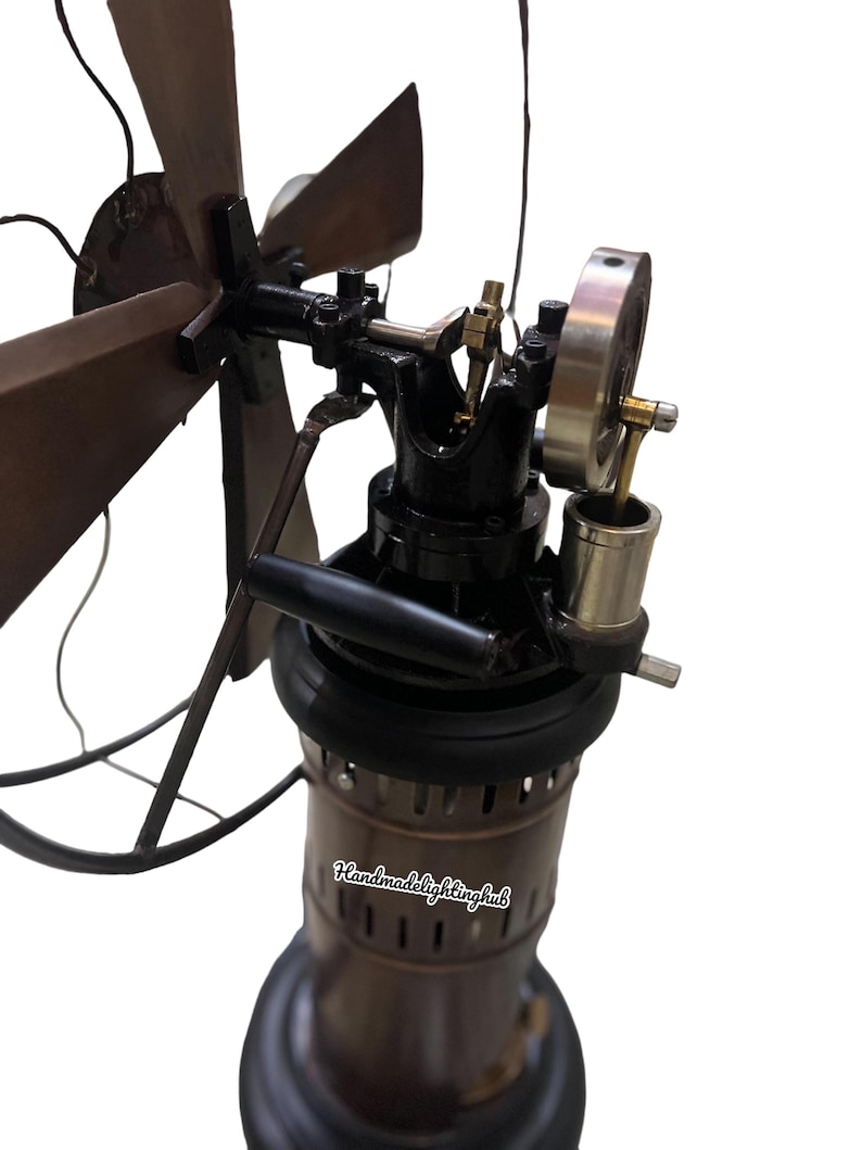 Kerosene Oil Steam Fan | Working Collectible Stirling Engine Steampunk ...