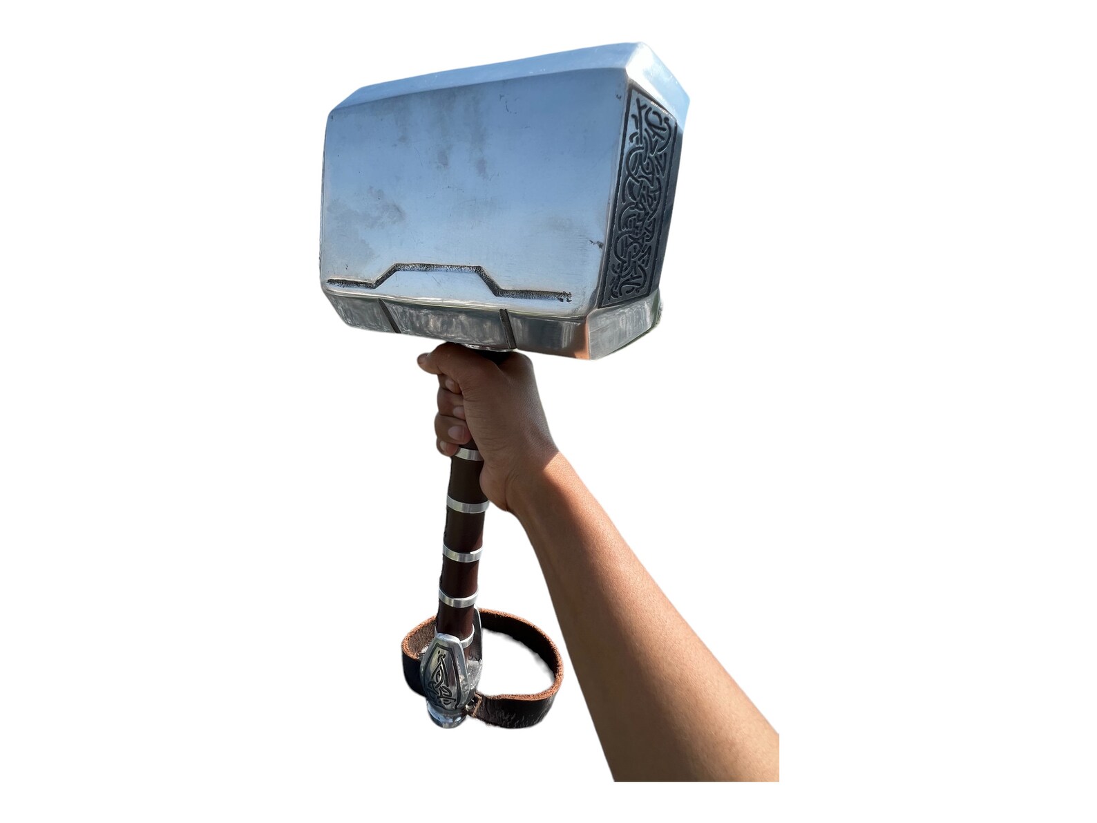 Thor Hammer Replica Metal & Resin Mjolnir Replica for Cosplay and Movie ...