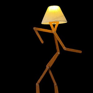 Human-shaped Floor Lamp Design Sculptural Floor Lamp for Bedroom Lamp ...