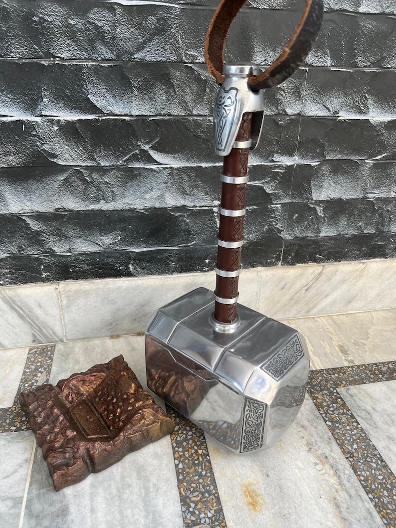 Thor Hammer Replica Metal & Resin Mjolnir Replica for Cosplay and Movie ...