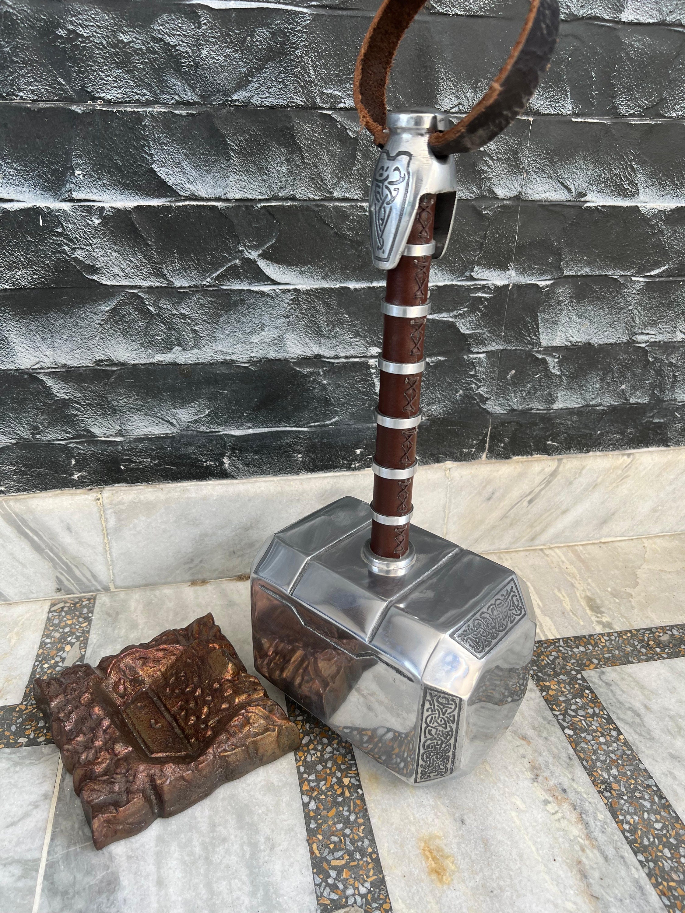 Thor Hammer Replica Metal & Resin Mjolnir Replica for Cosplay and Movie ...