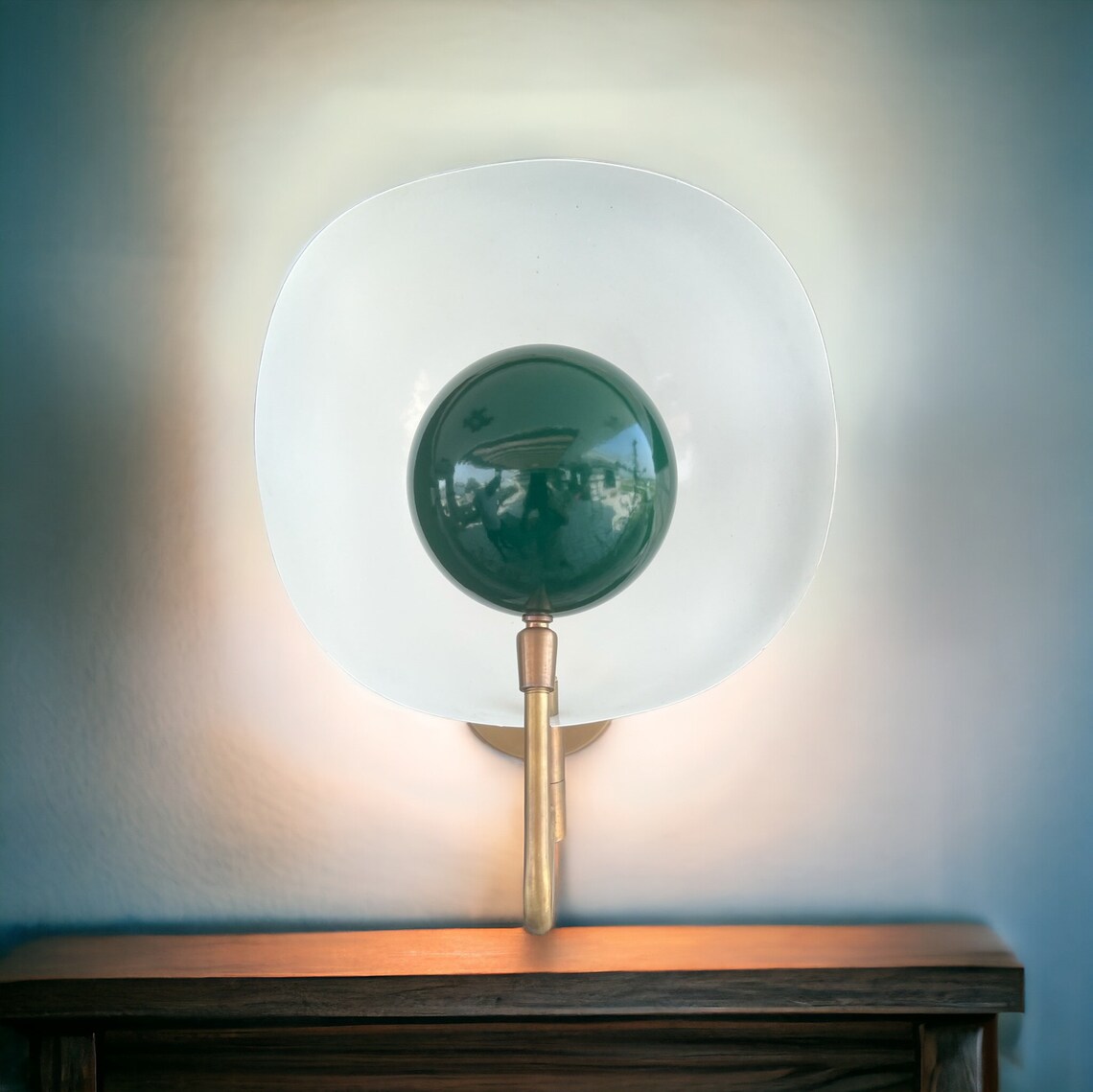 White Circle Wall Sconce Vintage Style Lighting Indoor Outdoor Wall ...