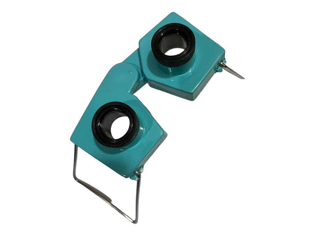 Pocket Stereoscope Mini Aluminum Folding 2 X View Pocket Stereoscope ...