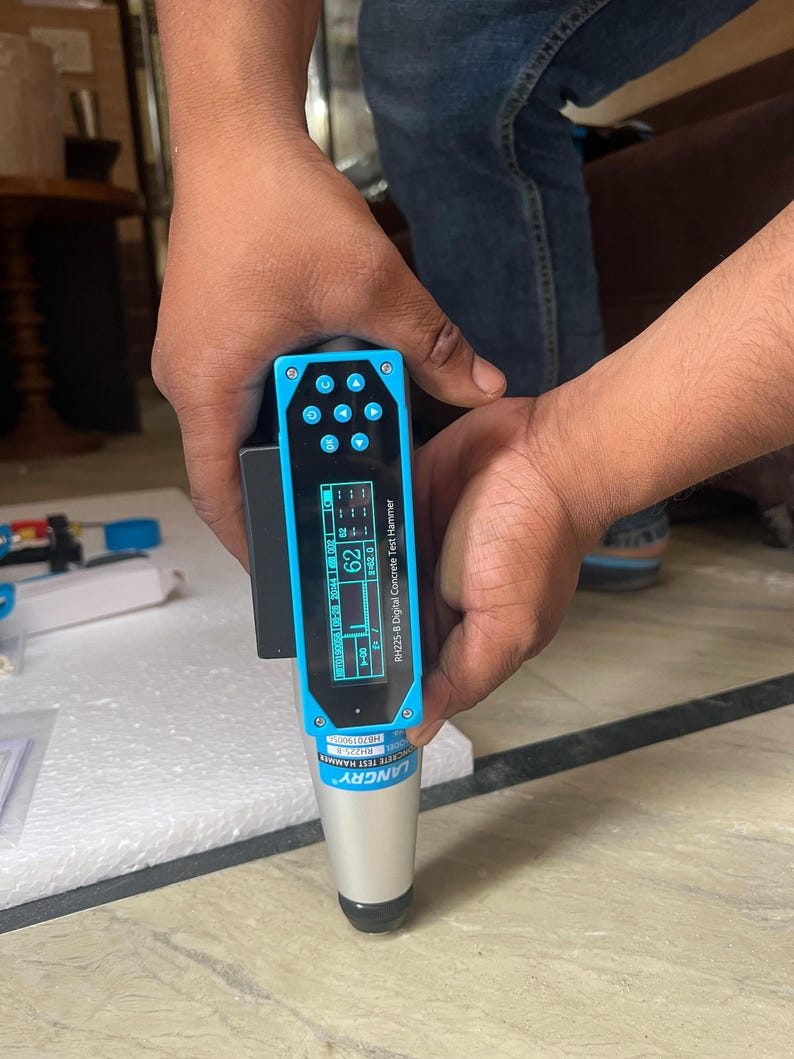Digital Concrete Rebound Test Hammer: Schmidt-type Engineering Tool W ...