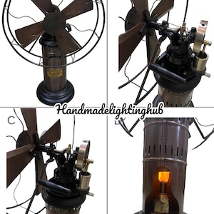 Kerosene Oil Steam Fan | Working Collectible Stirling Engine Steampunk ...