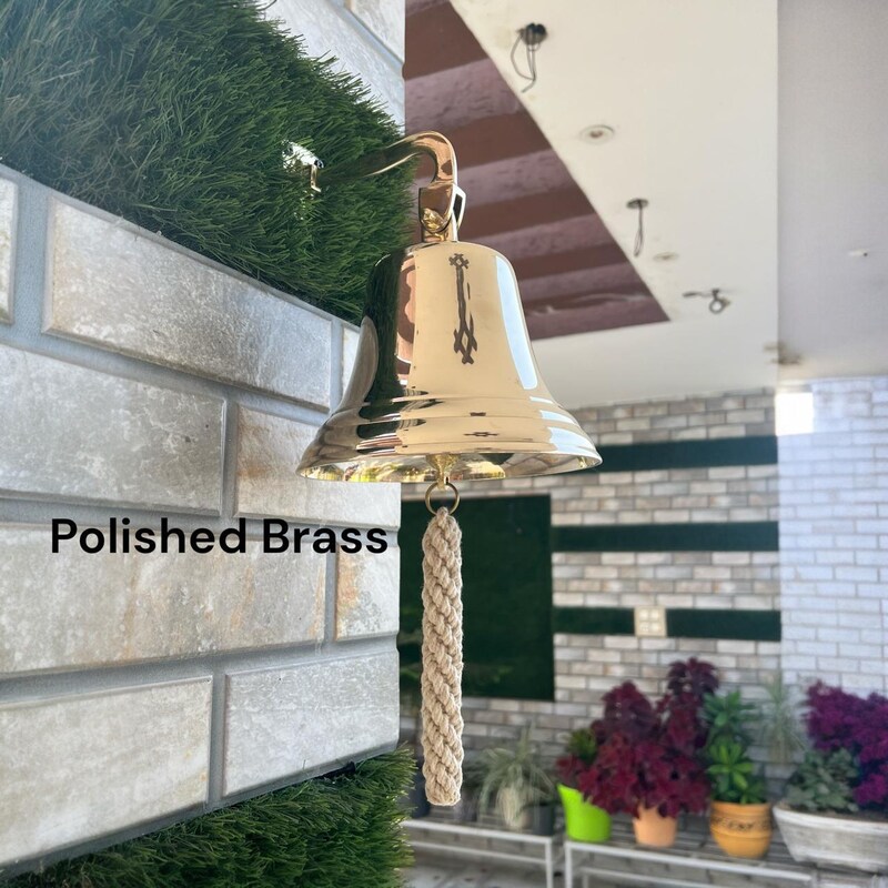 Large Brass Church Bell - Etsy