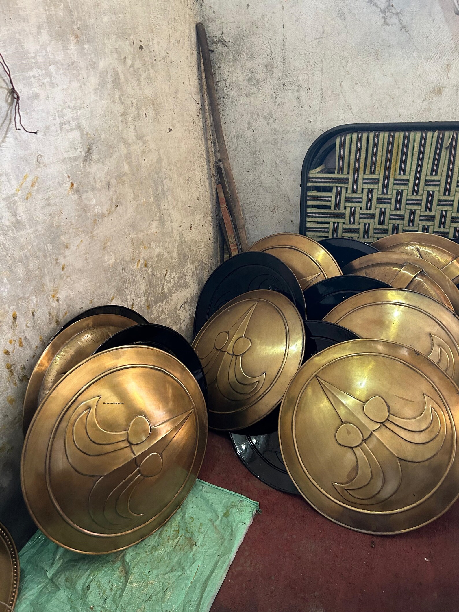 24 Inch Medieval Spartan Shield 18 Gauge Mild Steel King Leonidas ...