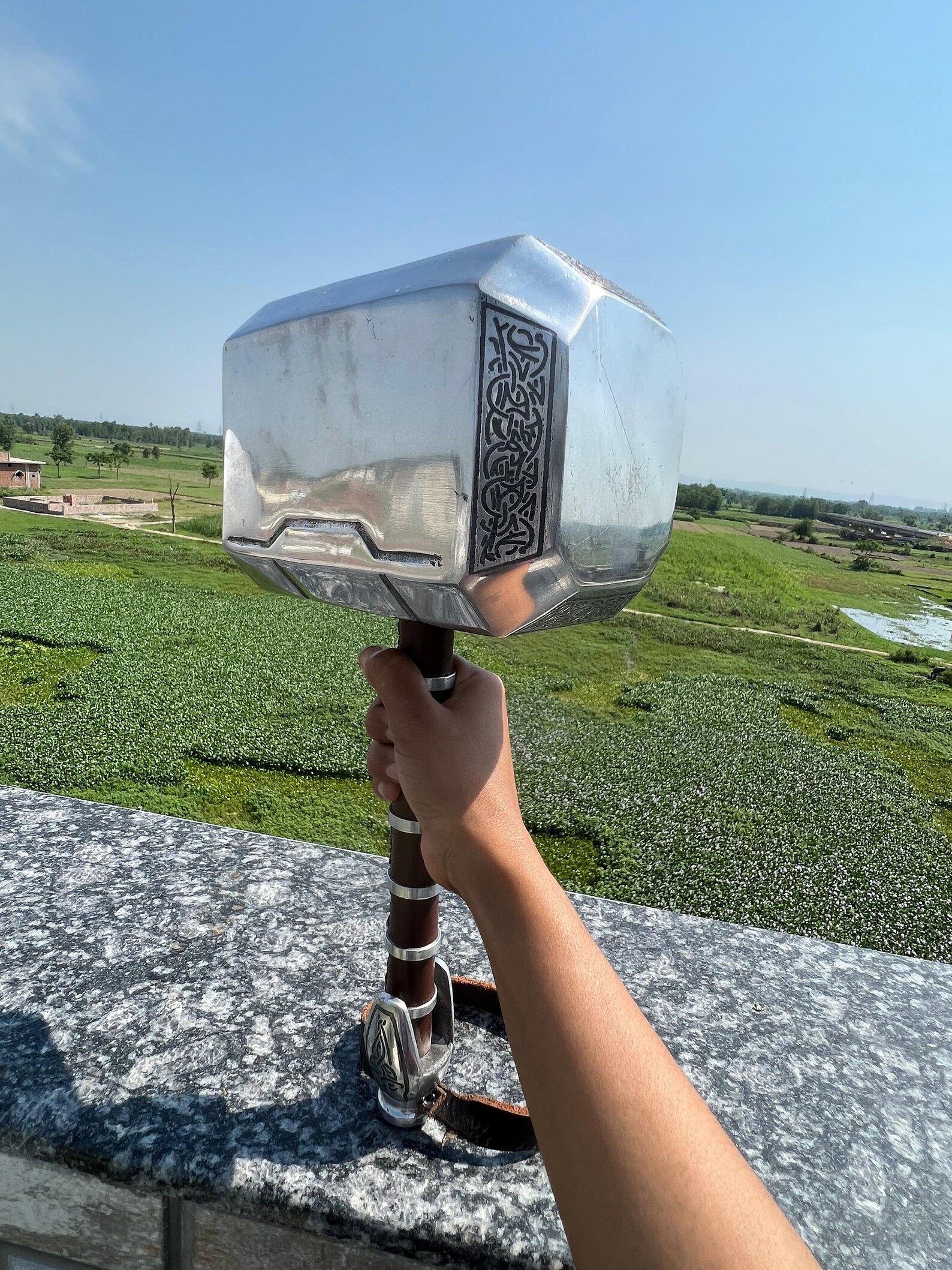 Thor Hammer Replica Metal & Resin Mjolnir Replica for Cosplay and Movie ...