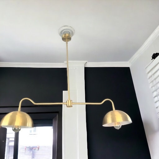 Aldorno Linear Shade Pendant Chandelier Elegant Lighting Fixture for ...