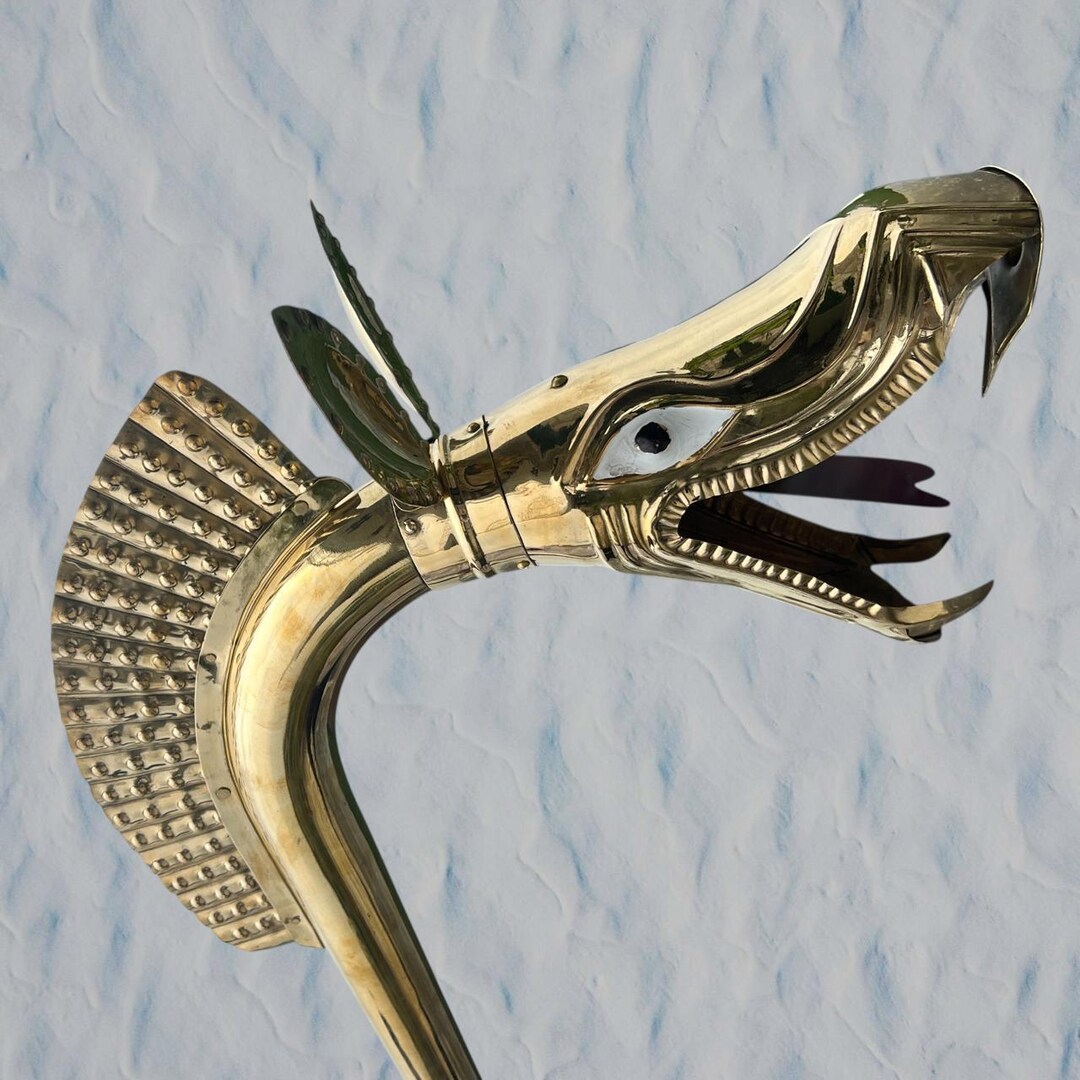 Playable Brass Carnyx War Horn Replica: Celtic Medieval Instrument - Etsy