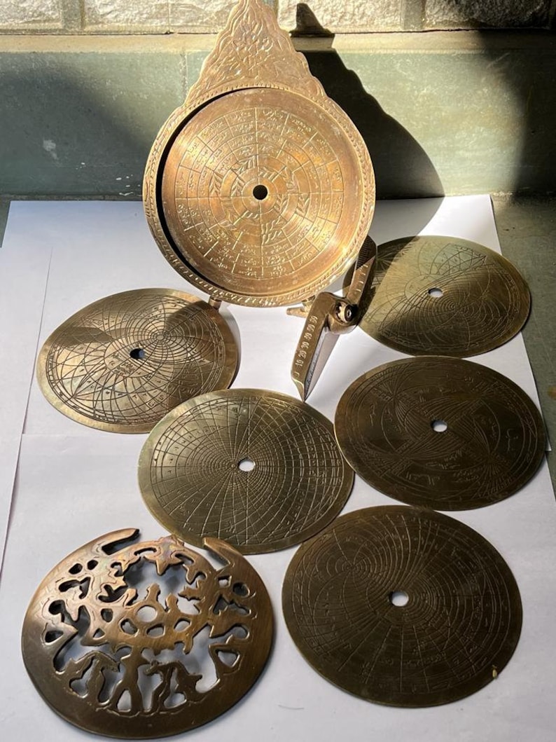 Buy Calenderer Arabic Oriental Astrolabe Navigation Instrument Replica ...