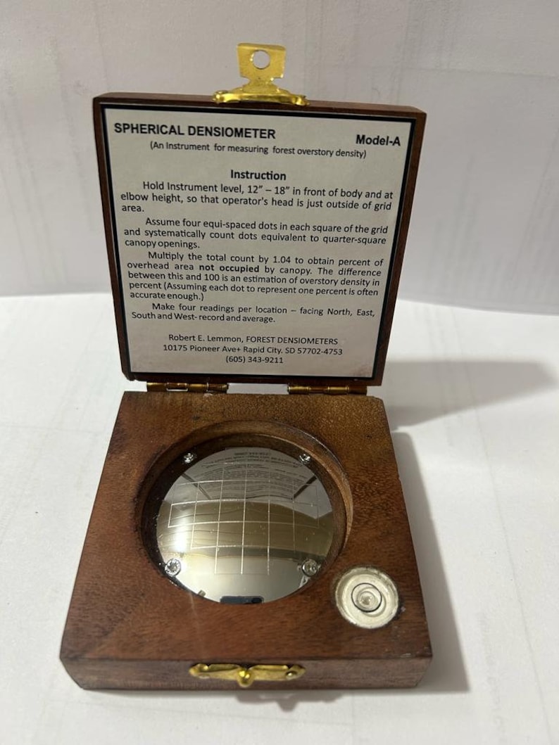 Spherical Densitometer: Forestry Tool for Overstory Density - Etsy
