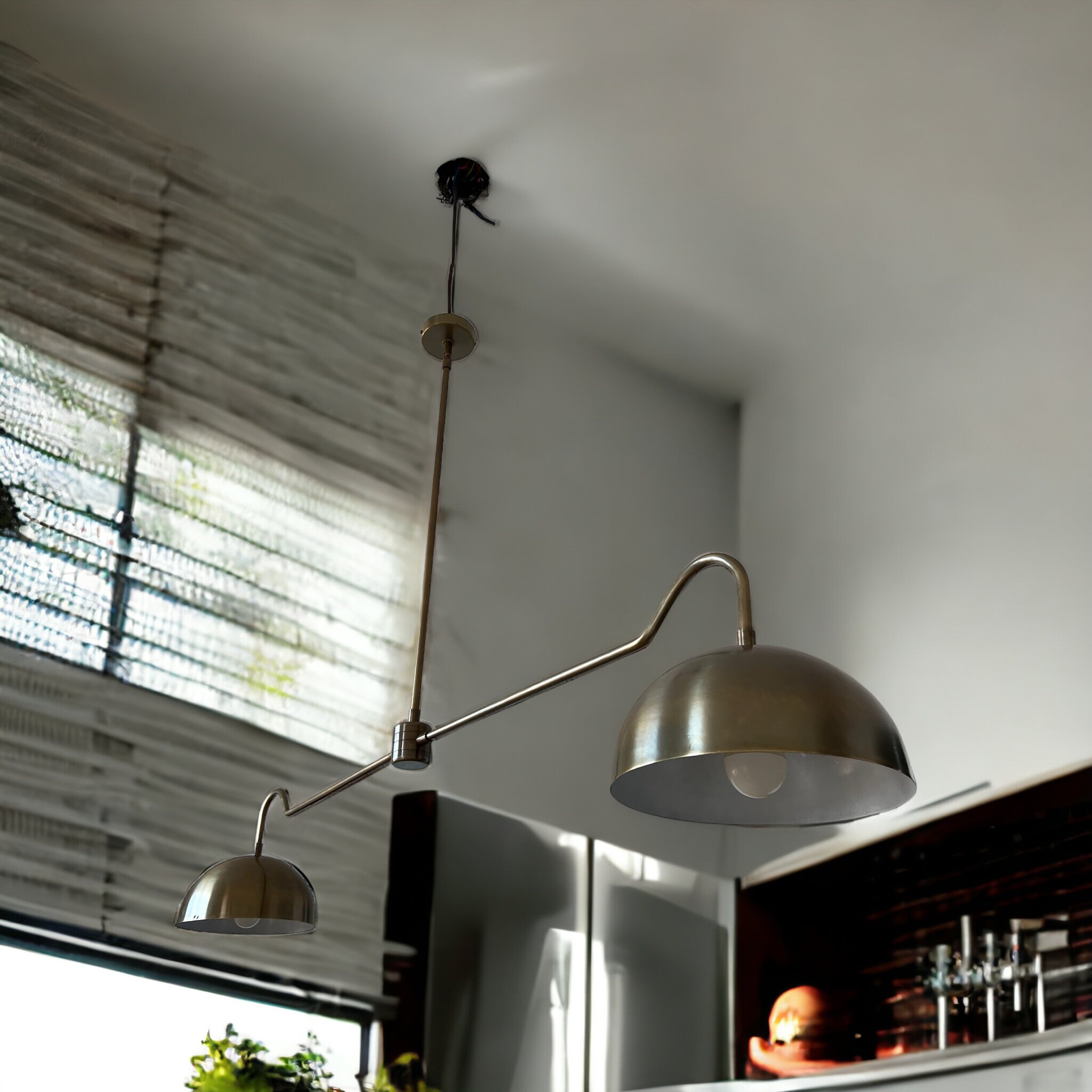 Aldorno Linear Shade Pendant Chandelier Elegant Lighting Fixture for ...