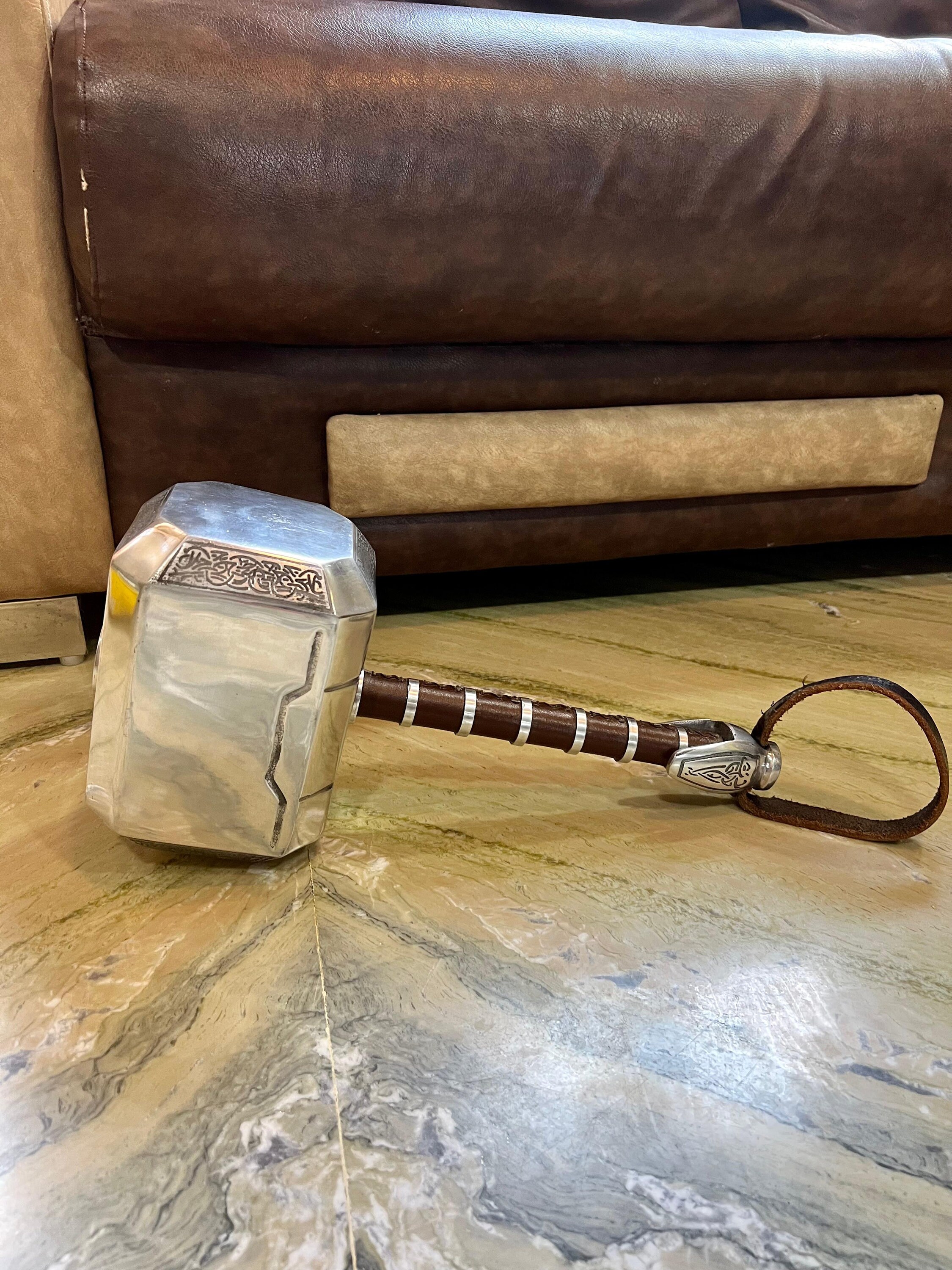 Thor Hammer Replica Metal & Resin Mjolnir Replica for Cosplay and Movie ...