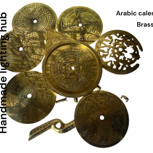 7-inch Arabic Oriental Astrolabe Replica Calendar Nautical Navigation ...