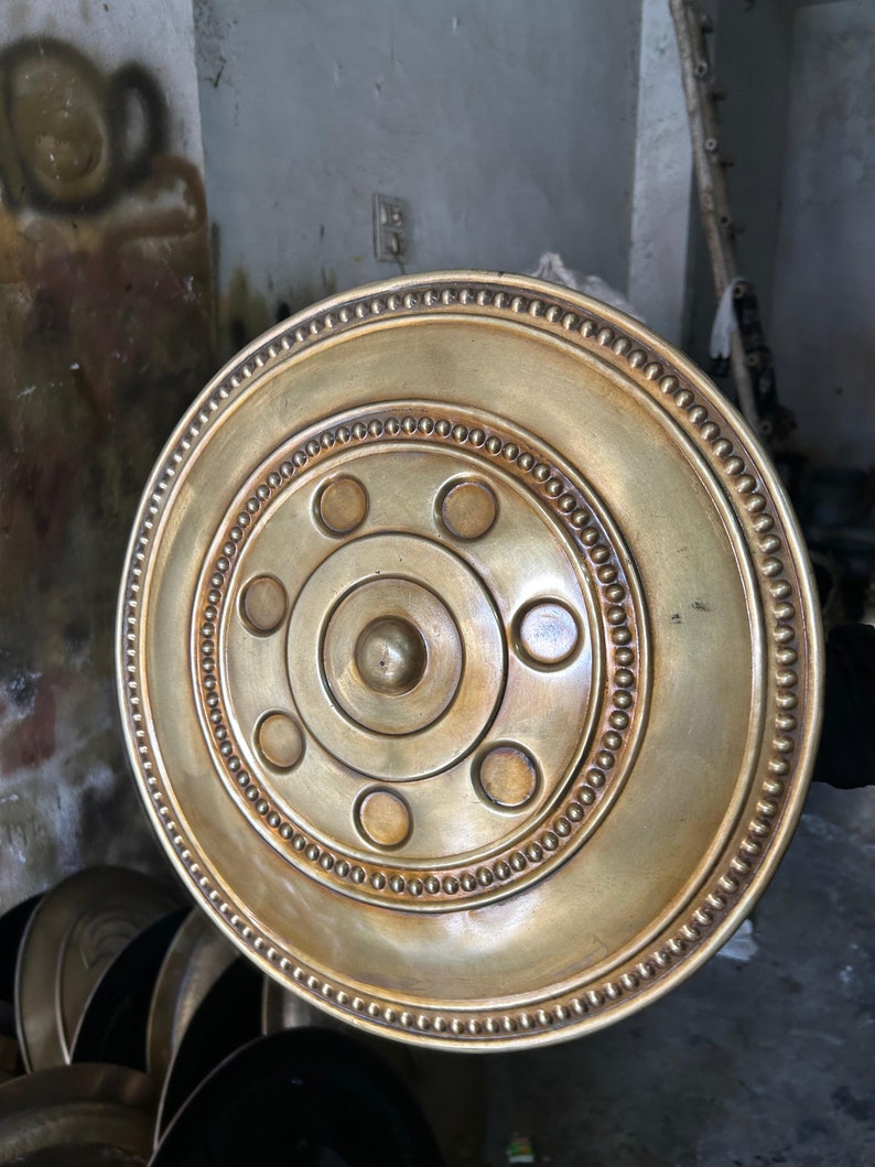 24 Inch Medieval Spartan Shield 18 Gauge Mild Steel King Leonidas ...