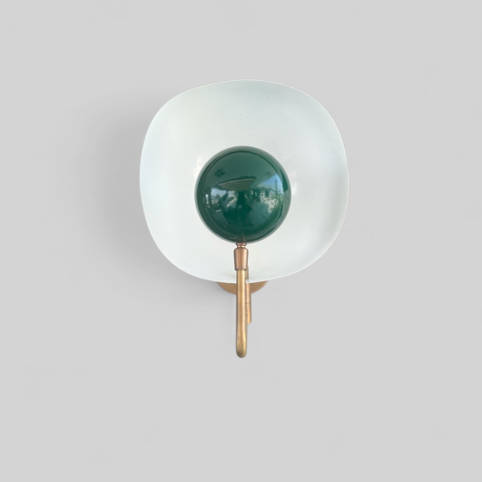 White Circle Wall Sconce Vintage Style Lighting Indoor Outdoor Wall ...