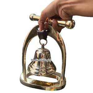 Personalized Brass Bell With Hammer: Engraved Nautical Wedding Decor - Etsy