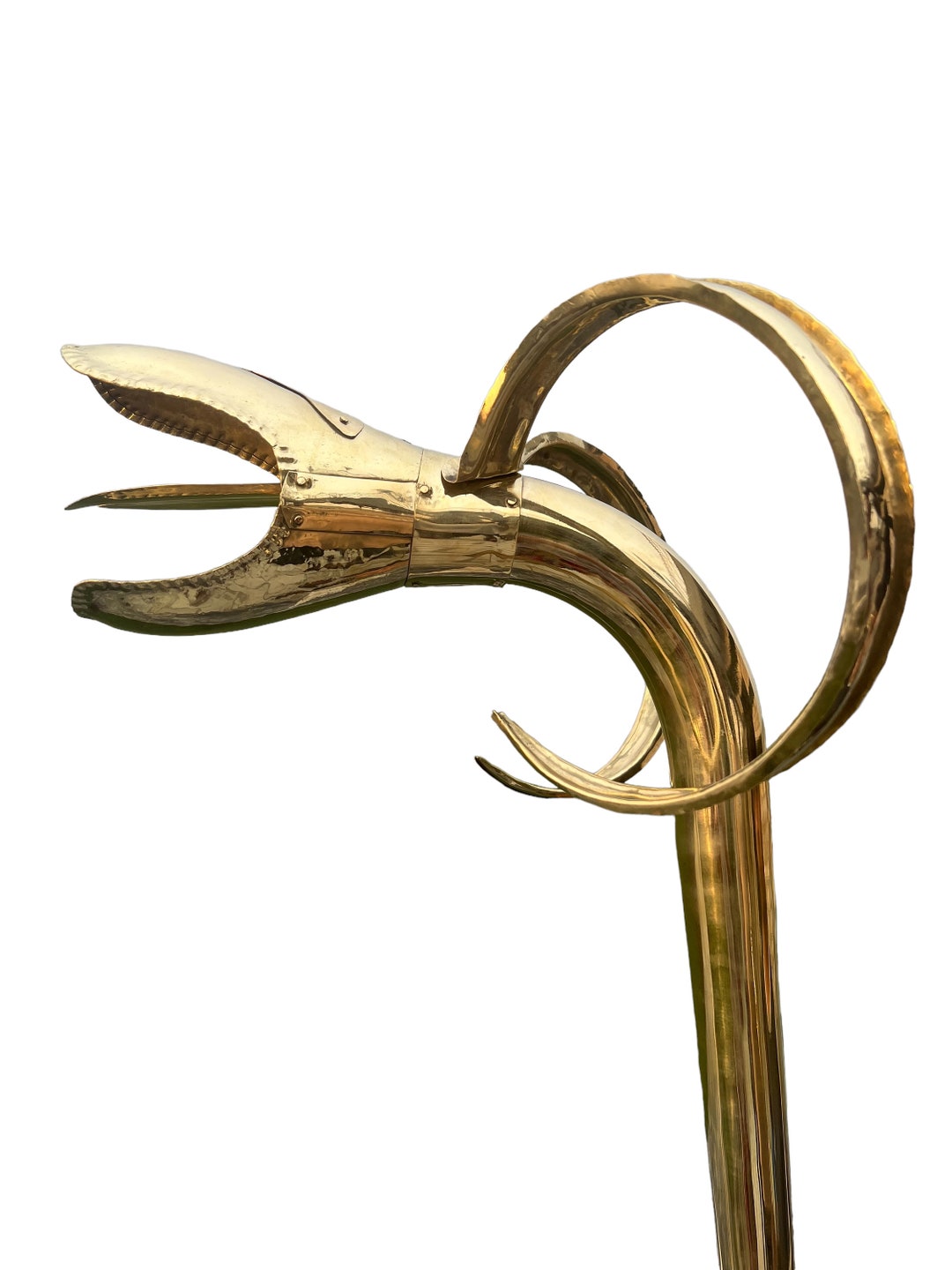 Serpent Carnyx Celtic War Horn Replica Fully Playable Medieval Celtic ...