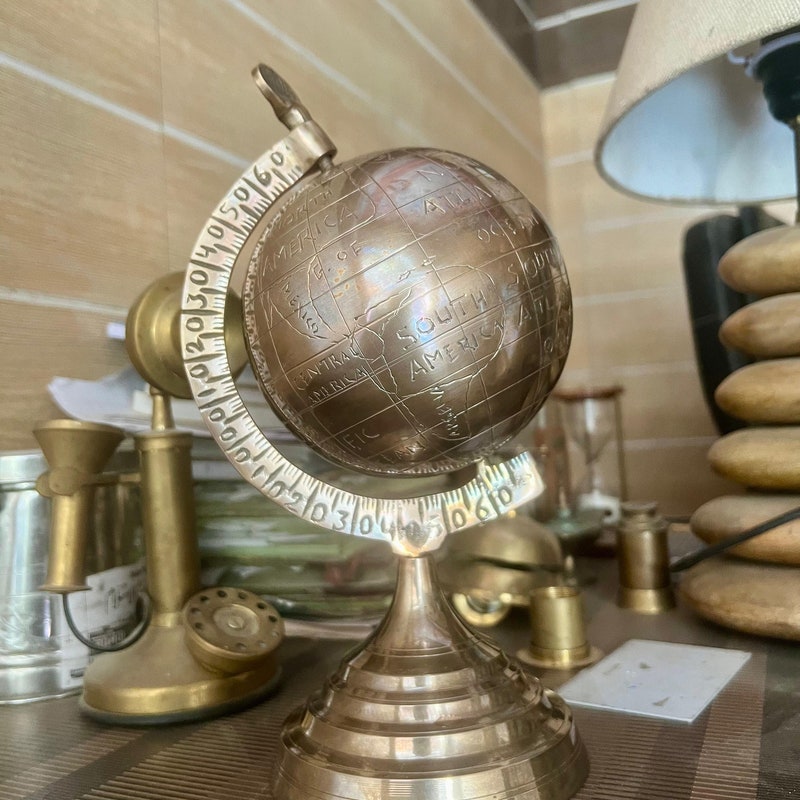 World Globes With Stand - Etsy