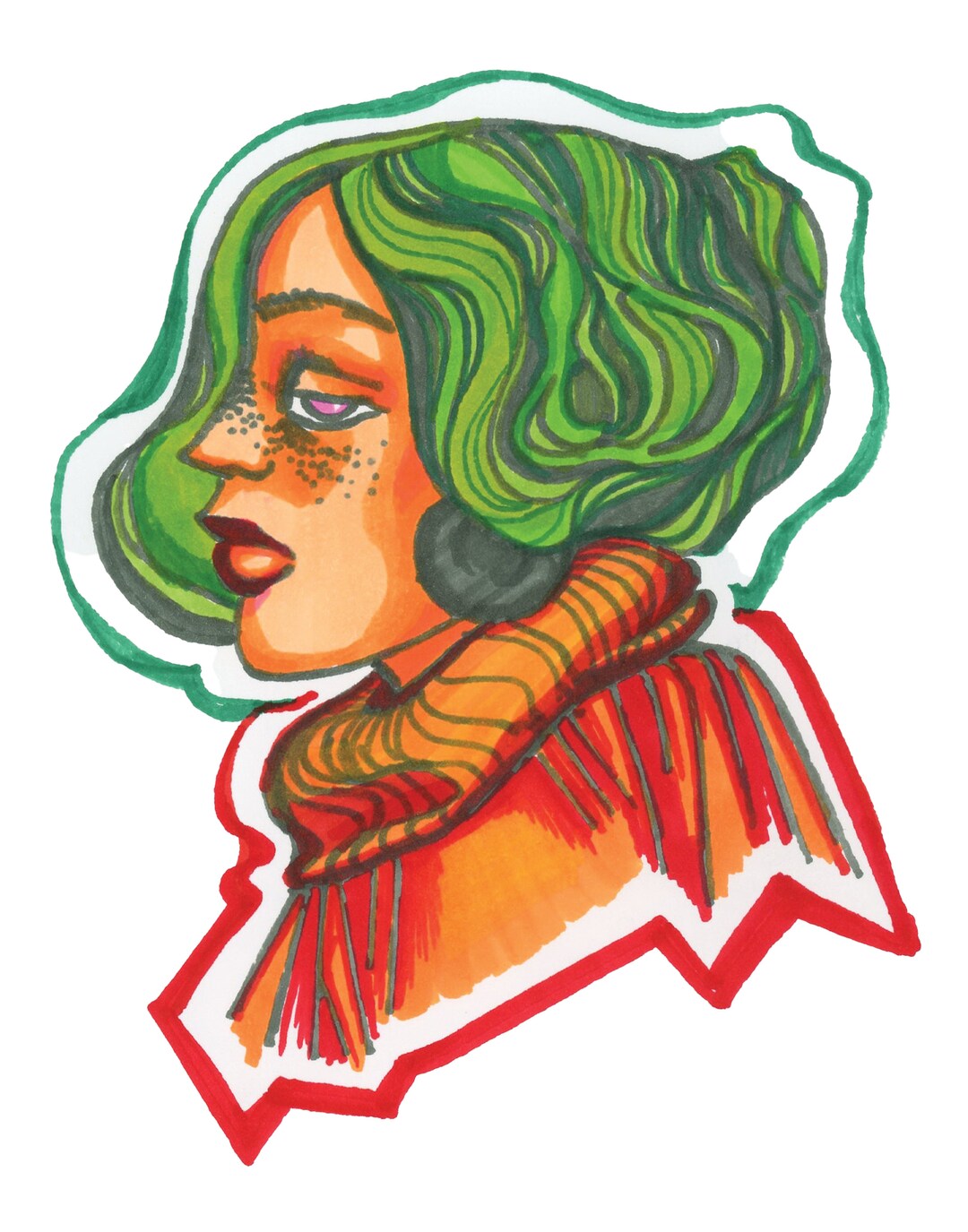 Margot: Art Print - Etsy