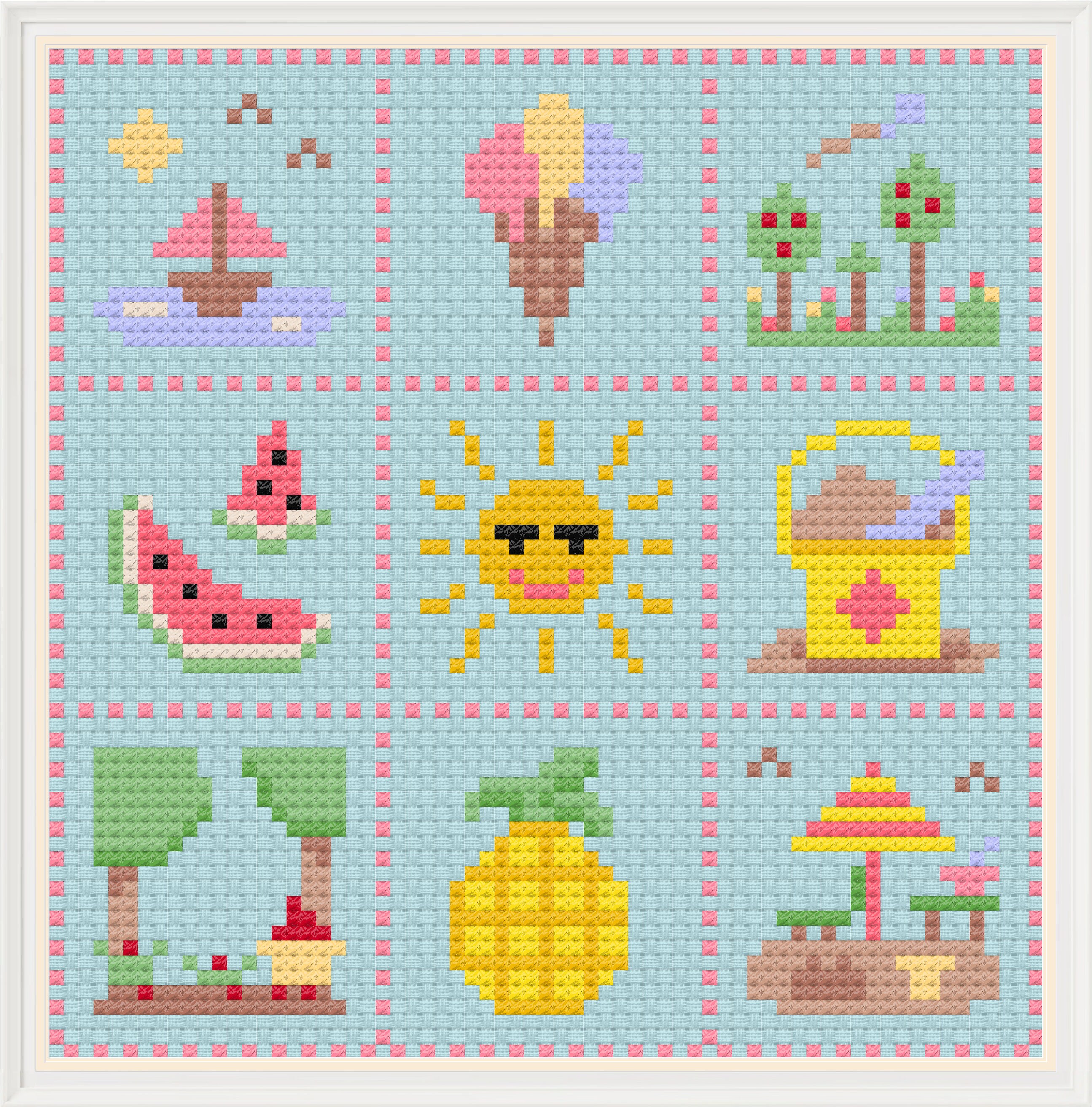 Seasonal Samplers Cross Stitch Pattern PDF Pack - Etsy