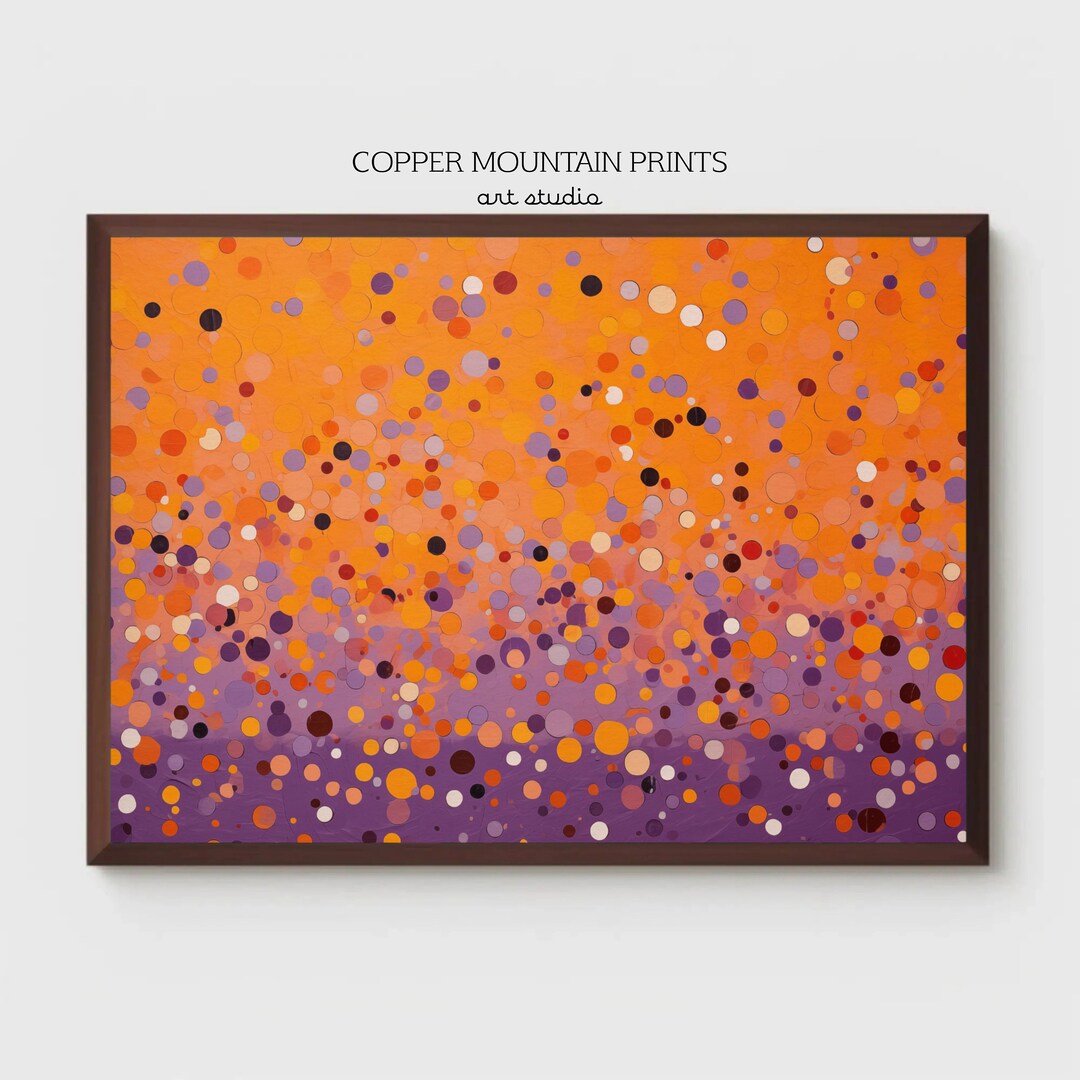 Sunset Dots Abstract Art for Samsung Frame TV (digital Download) - Etsy