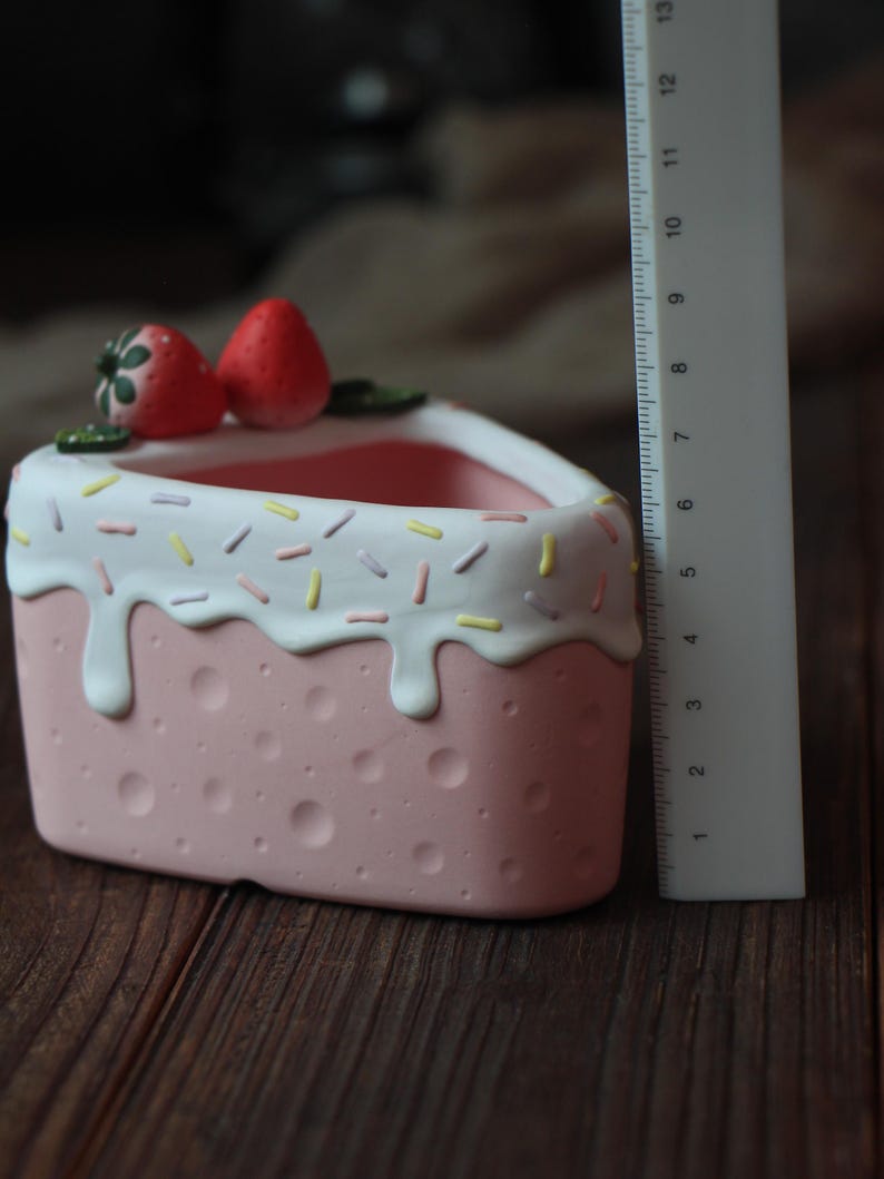 Handmade Ceramic Cake Planter: Dessert Lover Gift - Etsy