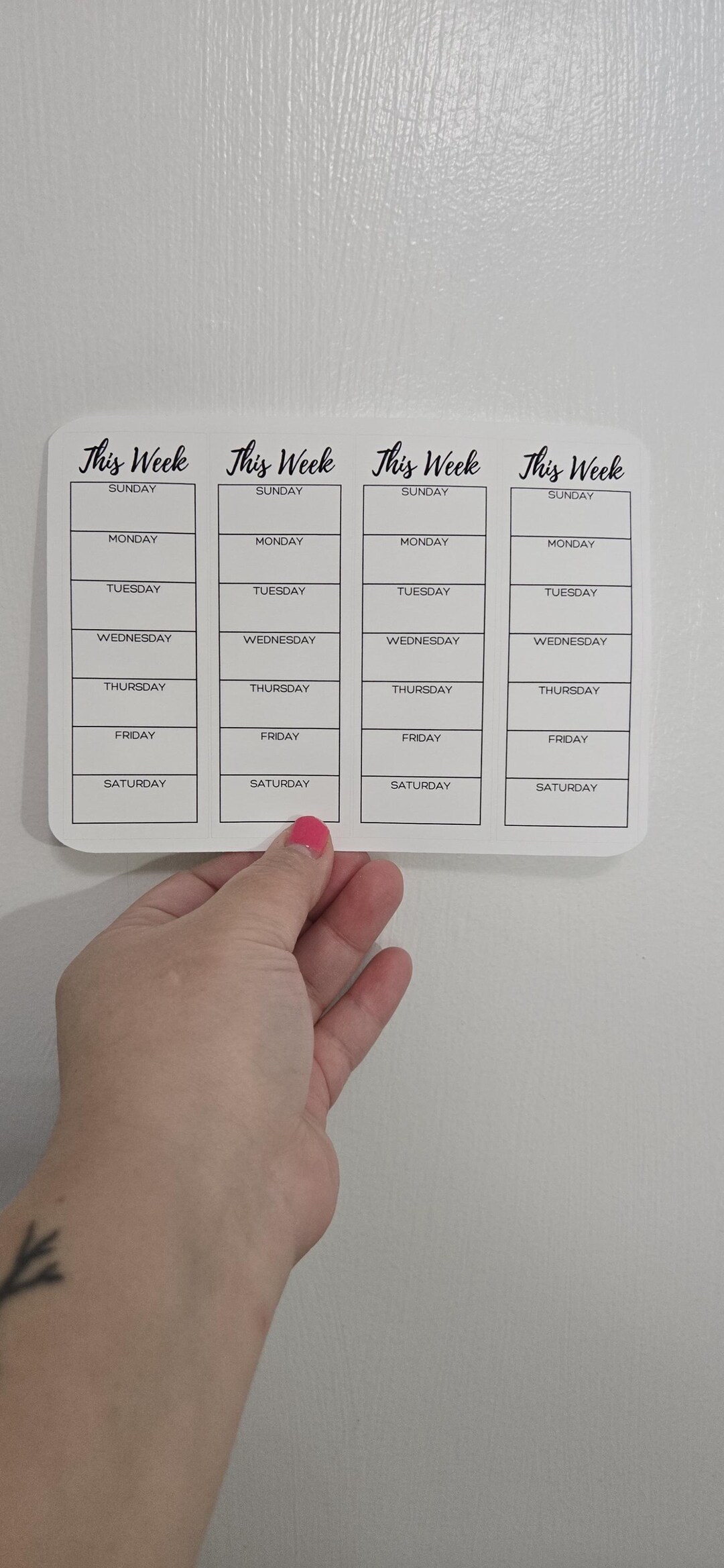 Week at a Glance, Weekly Meal Prep, Bullet Journal, Planner, Diary ...